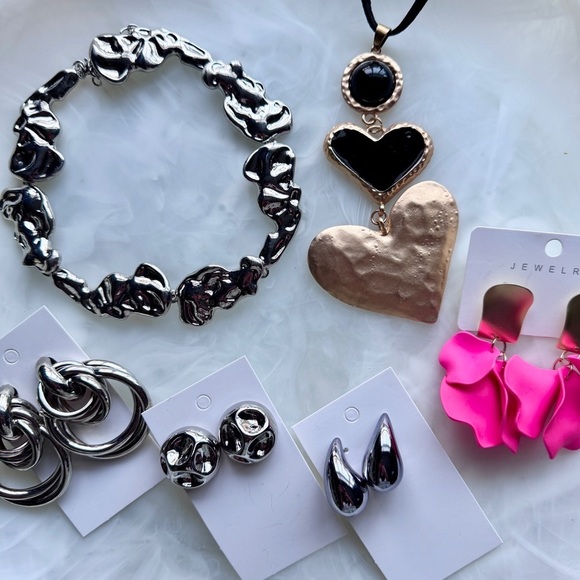 Jewelry | Big Bold Statement Jewelry Bundle | Poshmark